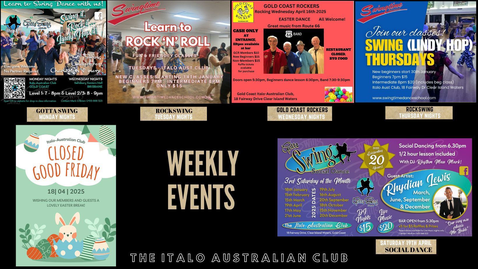 Events - Gold Coast Italo Australian Club